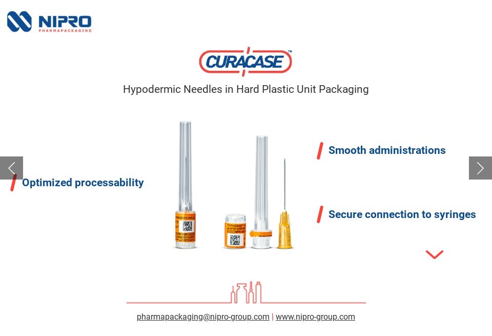 Nipro - Pharma Technology Focus | Issue 109 | August 2021