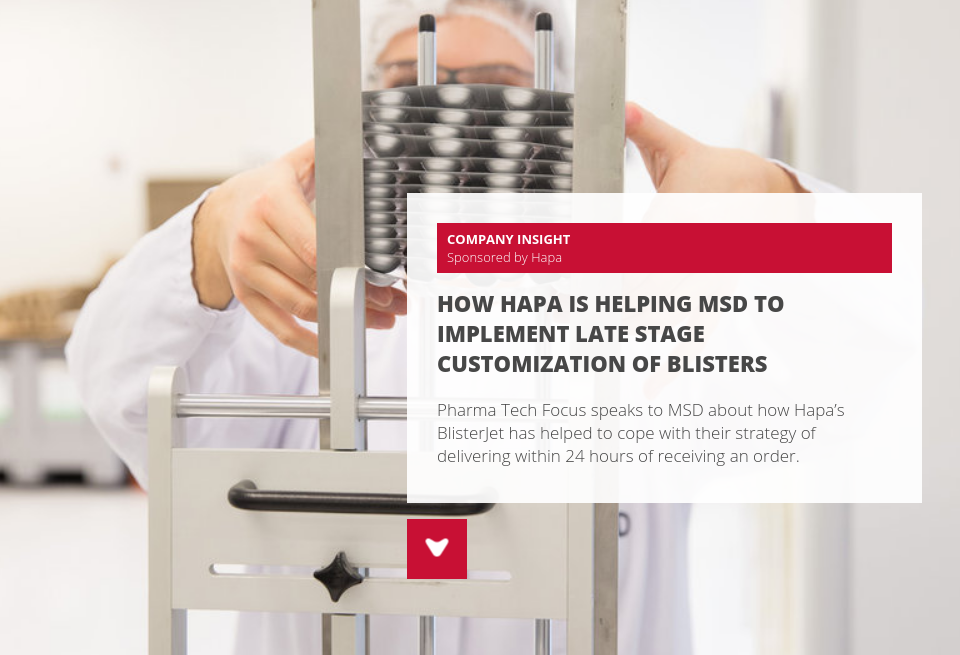 Hapa Company Insight - Pharma Technology Focus | Issue 83 | June 2019 Hapa Company Insight - Pharma Technology Focus | Issue 83 | June 2019
