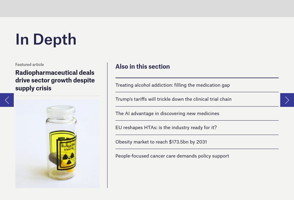 In Depth - Pharma Technology Focus | Issue 152 | March 2025