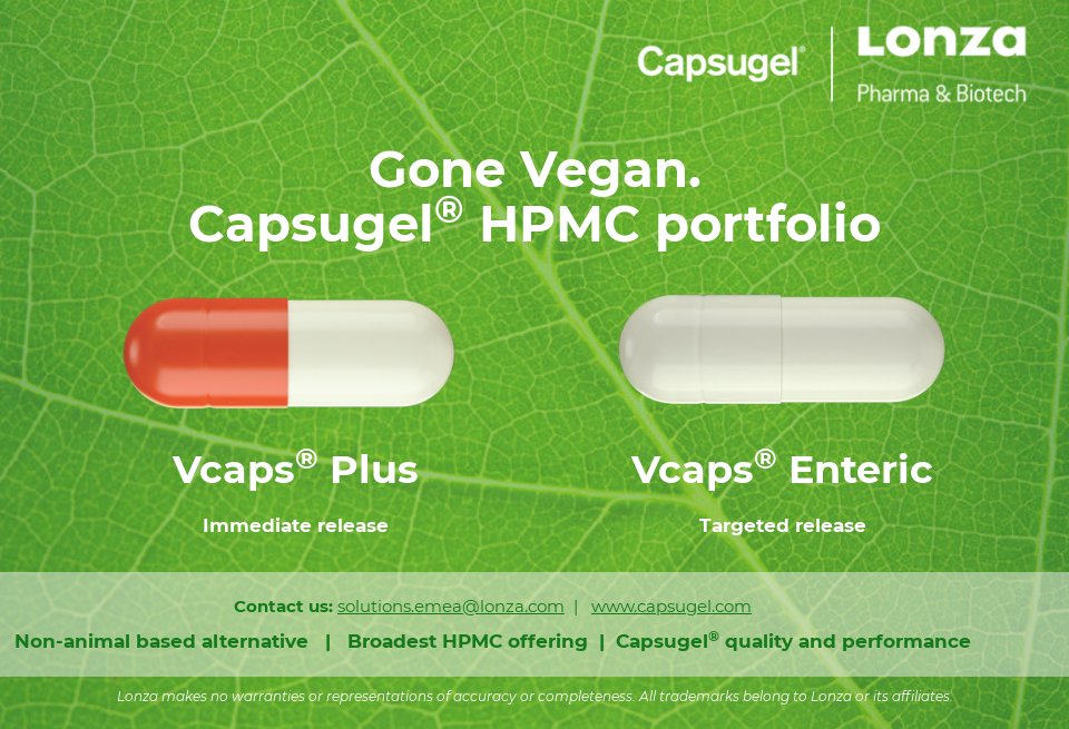 Capsugel - Pharma Technology Focus | Issue 88 | November 2019
