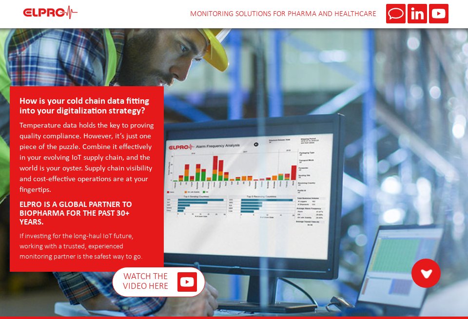 ELPRO Monitoring Solutions - Pharma Technology Focus | Issue 98 ...